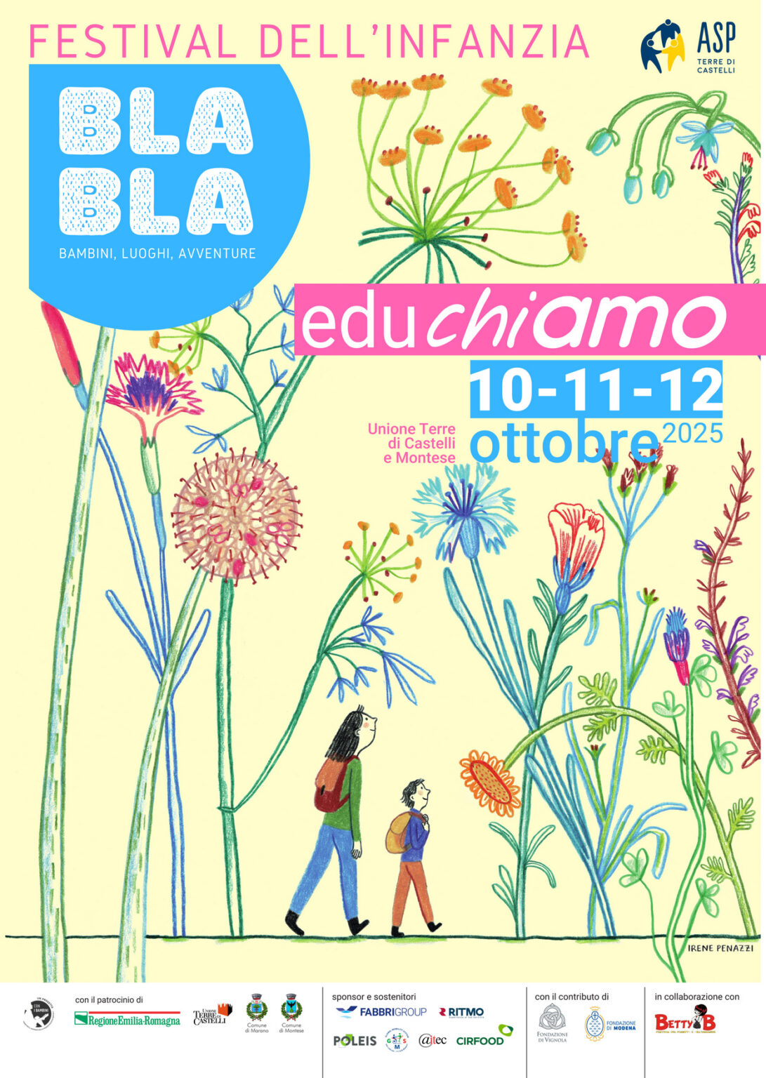 Istituto Comprensivo Fabriani » BLA BLA FESTIVAL DELL’INFANZIA EDUCHIAMO 10-11-12 OTTOBRE 2025